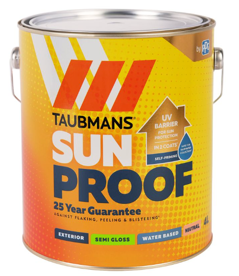 Taubmans Sunproof Semi Gloss Exterior Paint – paintmate.com.au