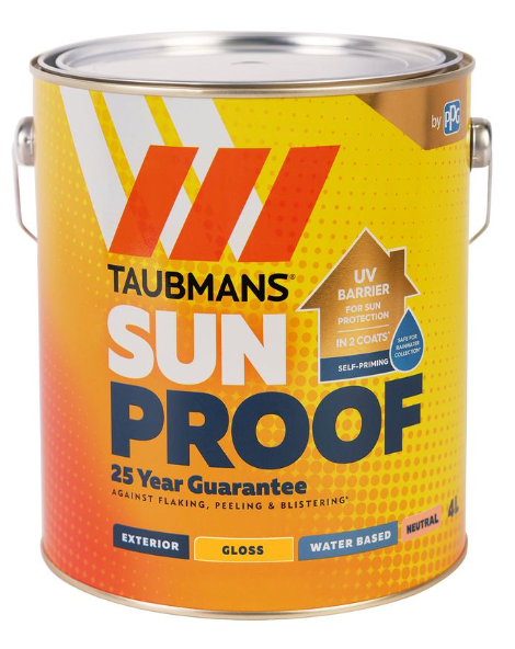 Taubmans Sunproof Gloss Exterior Paint – paintmate.com.au