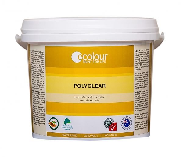 Ecolour Polyclear Surface Sealer – Zero VOC – paintmate.com.au