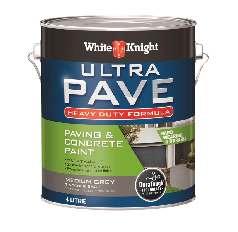 White Knight Heavy Duty Ultra Pave Concrete And Paving Paint (all base ...