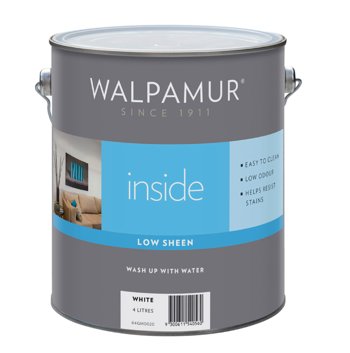 Walpamur Inside White Low Sheen Interior Paint – paintmate.com.au