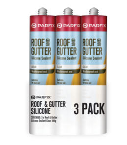 Parfix 300g Clear Roof And Gutter Silicone - 3 Pack – paintmate.com.au