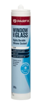 Parfix 300g Black Window And Glass Silicone – paintmate.com.au