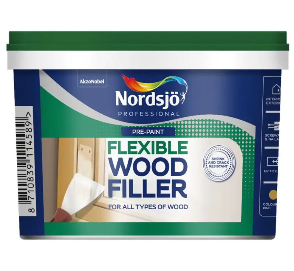 Nordsjo Professional Flexible Wood Filler – paintmate.com.au